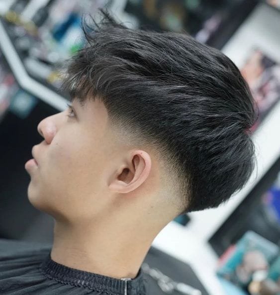 Kombinasi Model Rambut Mid Fade Pria Dengan Model Lainnya